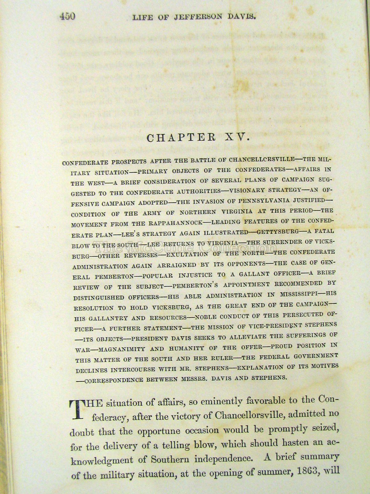 The Life of Jefferson Davis • The McCune Collection
